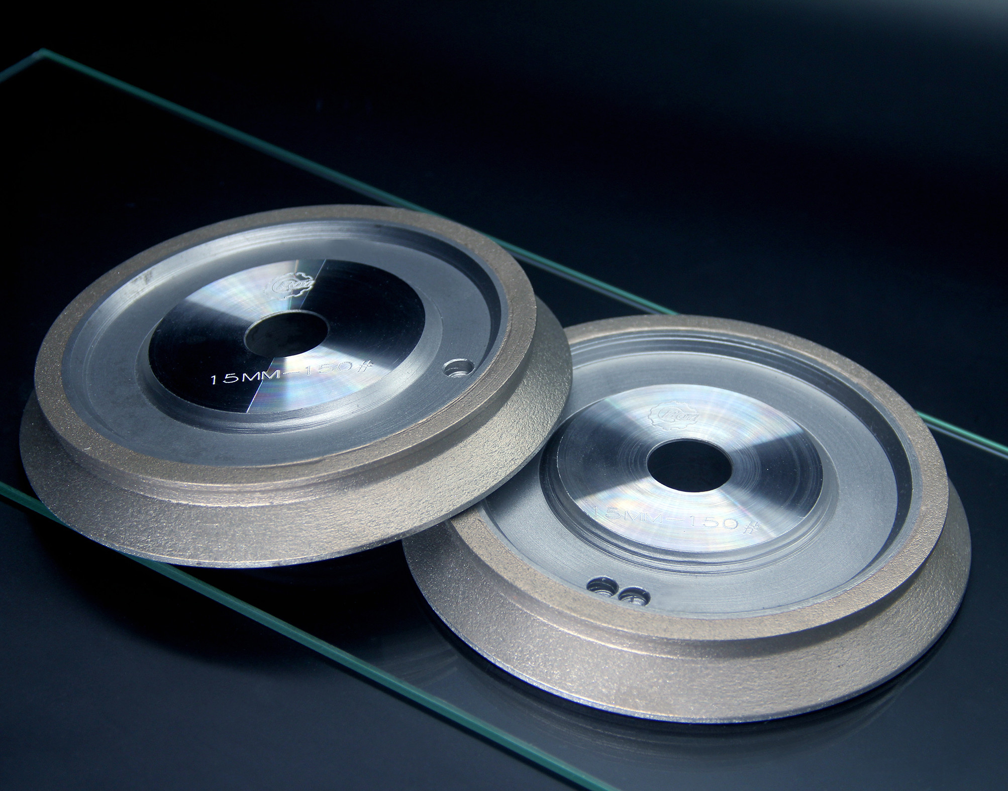 Straight Edge Diamond Grinding Wheel Grit Sintered 35 - 200MM Diameters